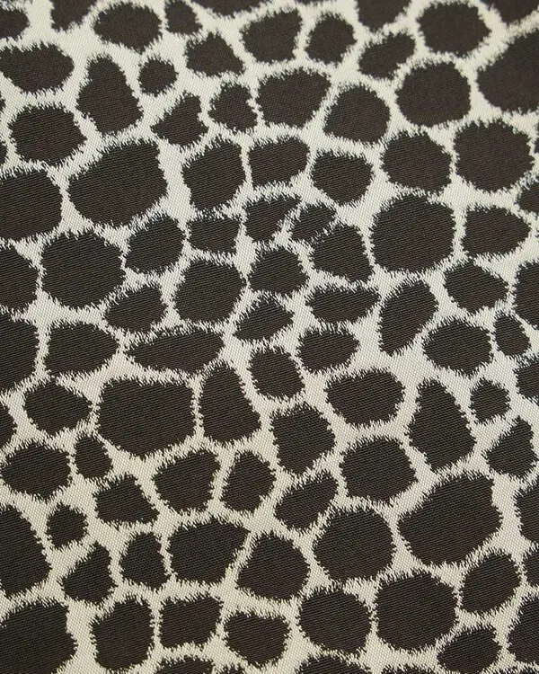 Max Mara Leopard Print Fur Collar Overcoat