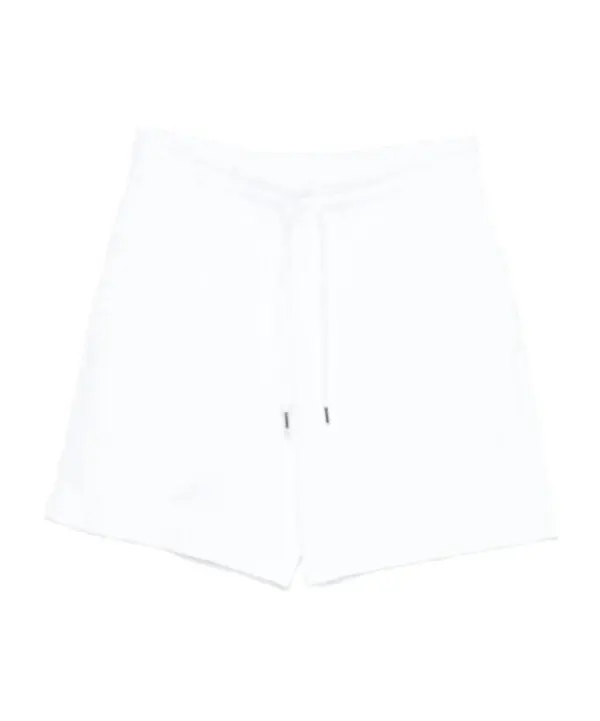 Casablanca Monogram Appliqué Bermuda Shorts - White