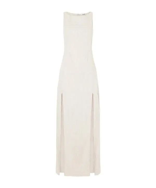 Staud Linen-blend Maxi Dress