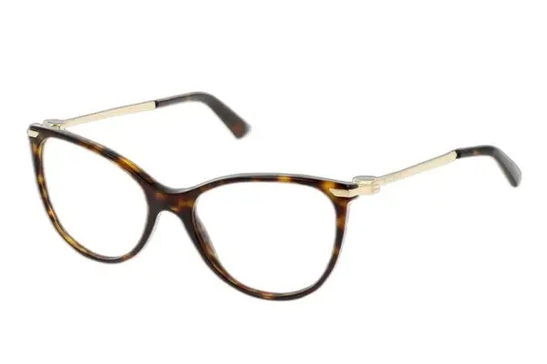 BVLGARI Cat Eye Eyeglasses - Brown
