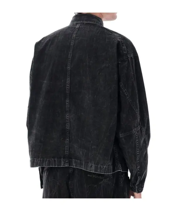 AND WANDER Textured Utility Jacket