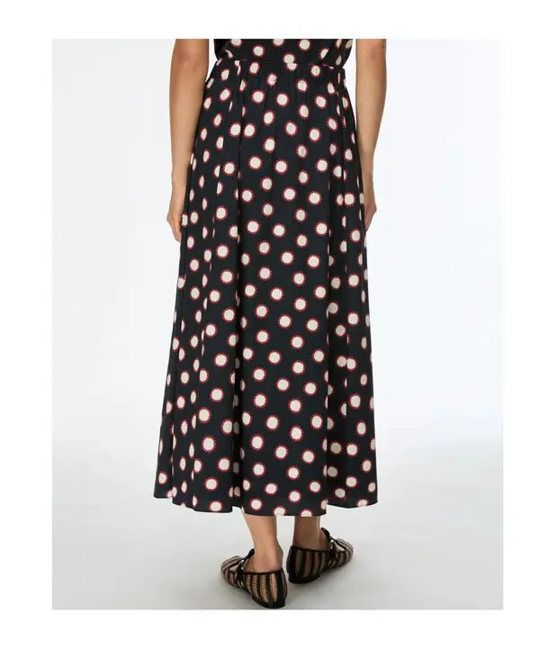 IBLUES Printed Midi Skirt