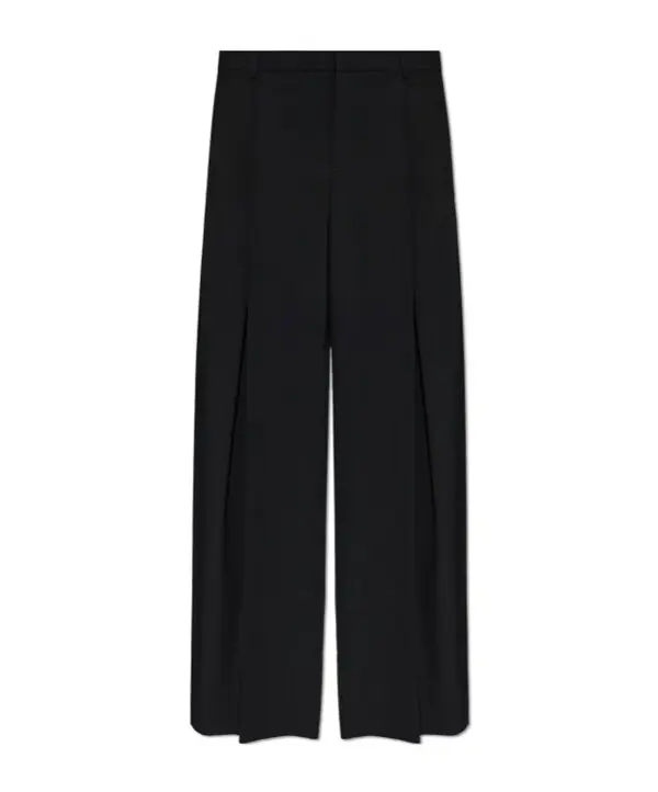 Casablanca Pleated Trousers - Black