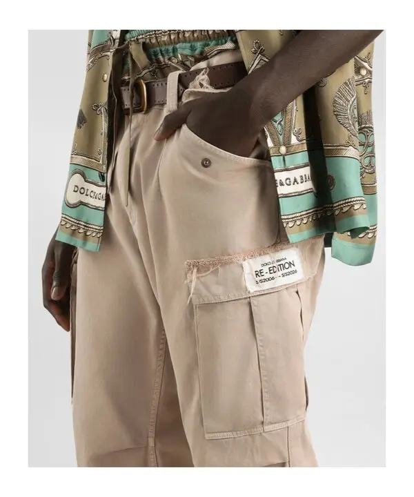 Dolce & Gabbana Straight-leg Cargo Pants - Beige