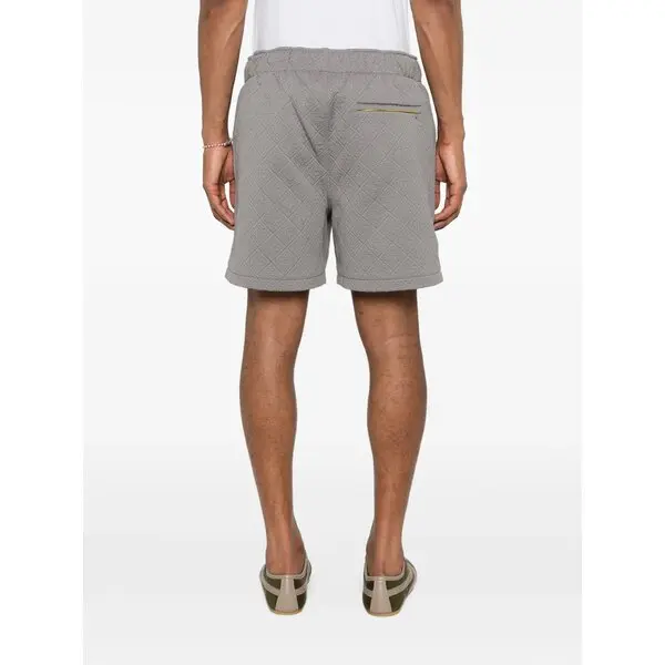 Casablanca Logo Pattern Quilted Shorts