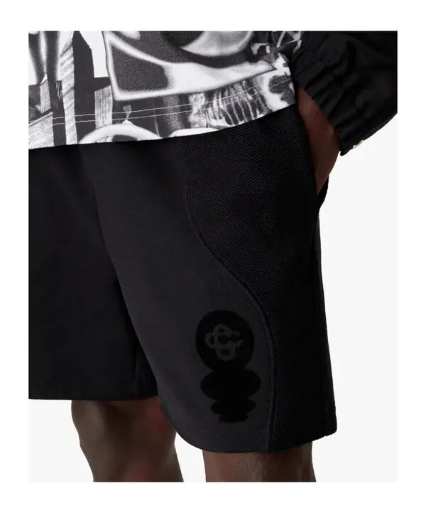 Casablanca Squash Logo Flock Print Sweatshorts