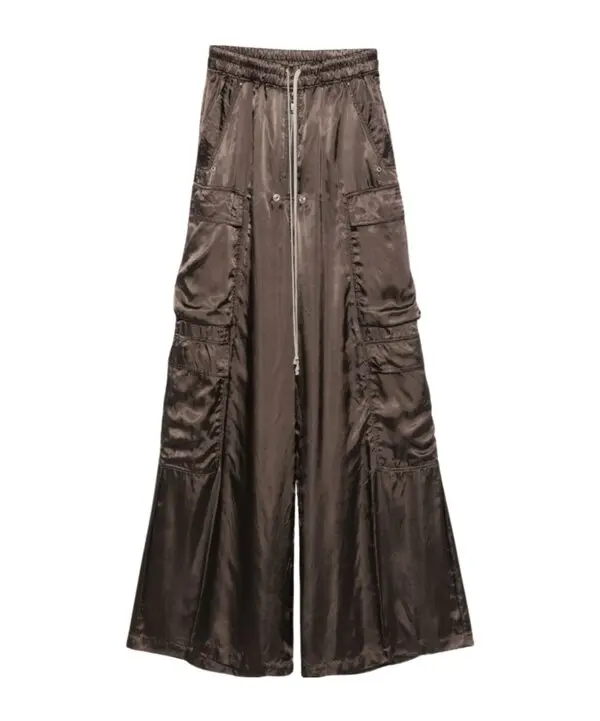 Rick Owens Drawstring Cargo Pants - Brown