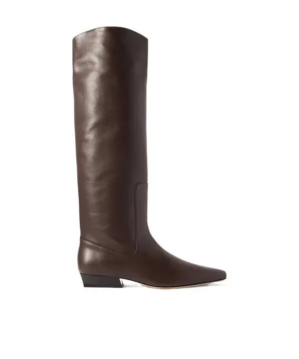 Staud Leather Knee High Boots
