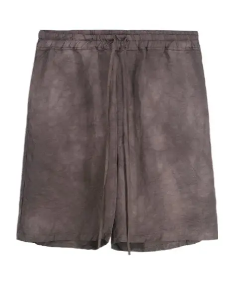 ROBERTO COLLINA Hand-treated Drawstring Shorts - Black