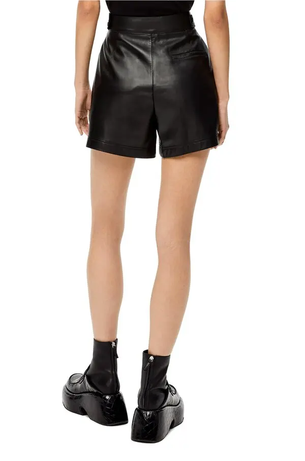 Loewe Leather Shorts