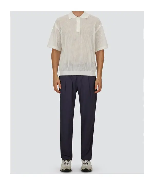 Herno Drawstring Waist Tapered Trousers - Blue