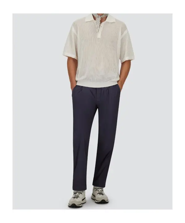 Herno Drawstring Waist Tapered Trousers - Blue