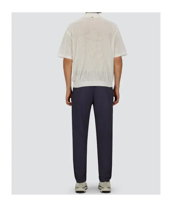 Herno Drawstring Waist Tapered Trousers - Blue