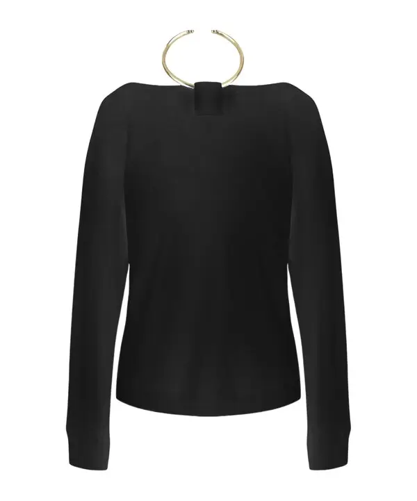 DARKPARK Erin Necklace Off-the-shoulder Top With Metallic Details