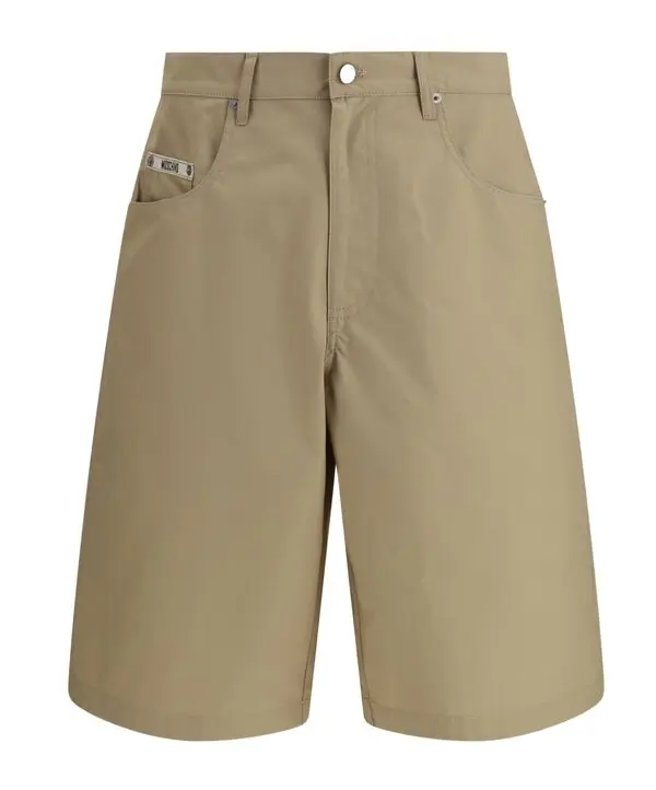 Moschino Long Bermuda Shorts - Beige