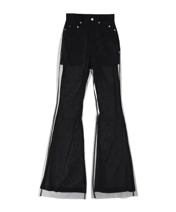 Rick Owens Bolan Flared Trousers - Black