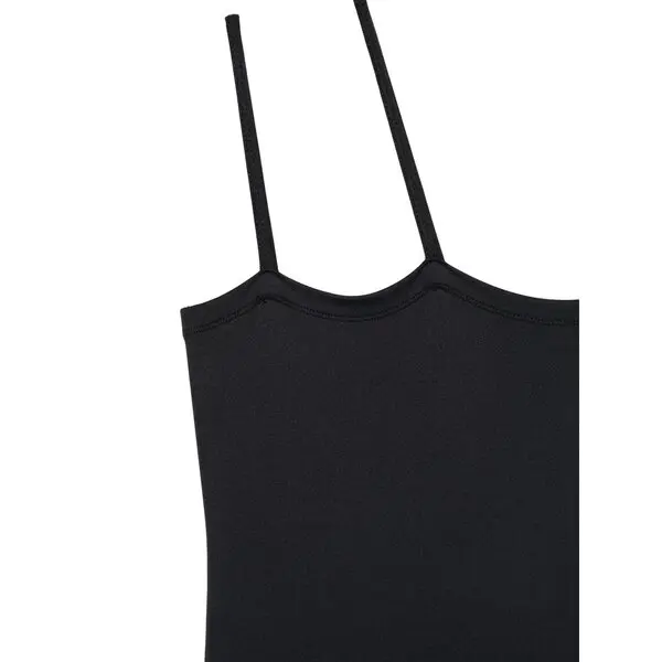 BASERANGE Sleeveless Asymmetrical One-piece Swimsuit