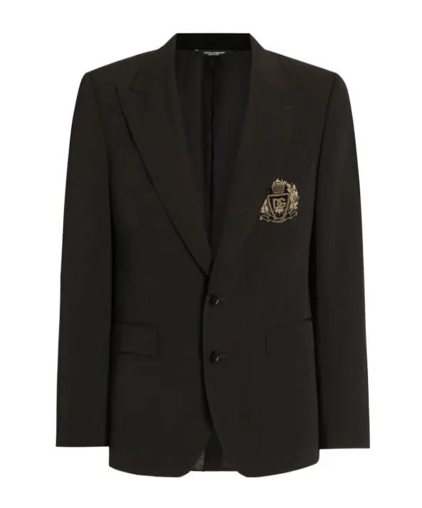 Dolce & Gabbana Dolce Gabbana Single-breasted Sicilia Light Jacket - Black