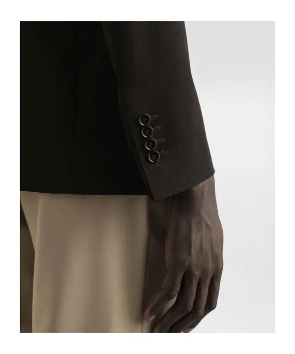 Dolce & Gabbana Dolce Gabbana Single-breasted Sicilia Light Jacket - Black