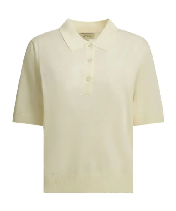 Loulou De Saison Short-sleeve Polo Shirt - Nude