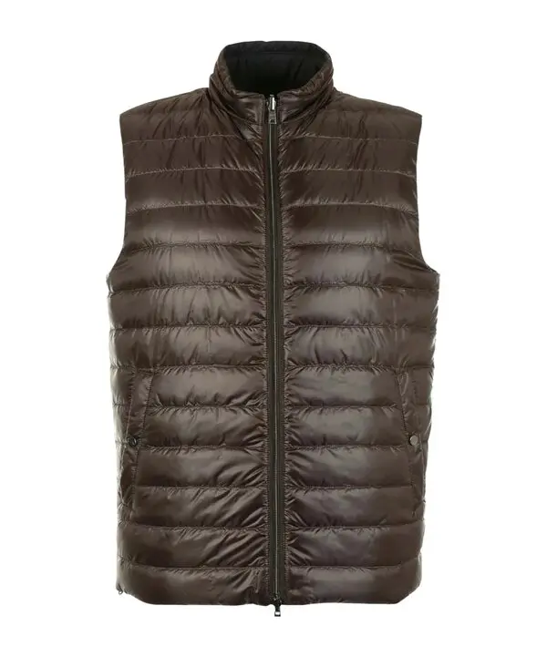 Herno Quilted Padded Gilet - Black