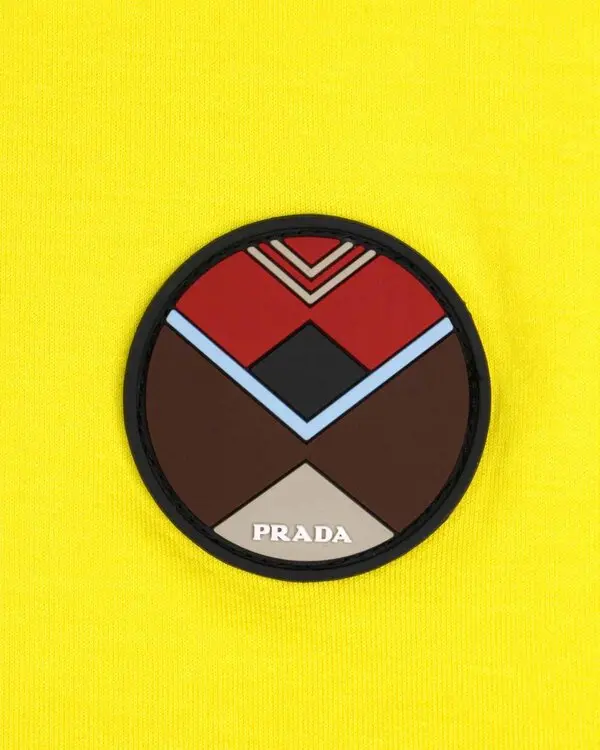 Prada Logo Round-necked T-shirt