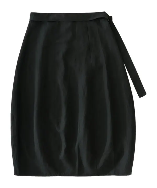 Studio Nicholson Belted Wrap Skirt - Black