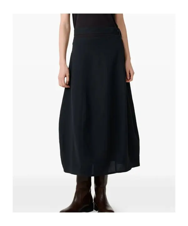Studio Nicholson Belted Wrap Skirt - Black