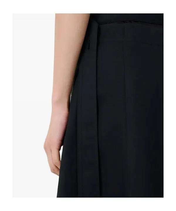 Studio Nicholson Belted Wrap Skirt - Black
