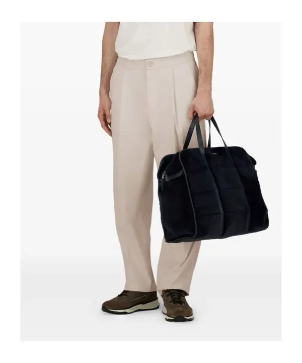 Herno Pleated Detail Trousers - Nude