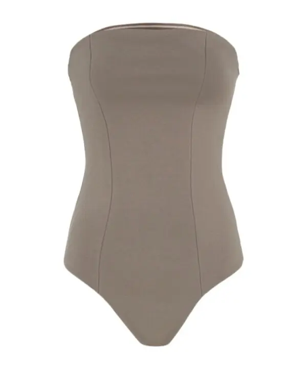 ENTIRE STUDIOS Pipette Strapless Bodysuit - Grey