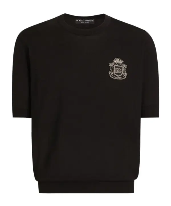 Dolce & Gabbana Crest Crew-neck T-shirt