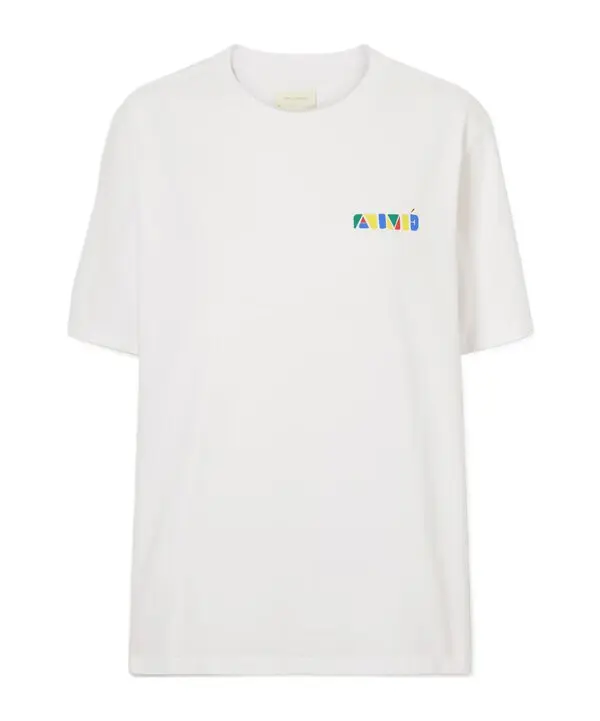 Aimé Leon Dore Printed Cotton-jersey T-shirt - White