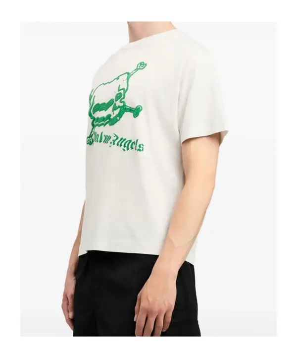 Palm Angels Skull Graphic T-shirt - White