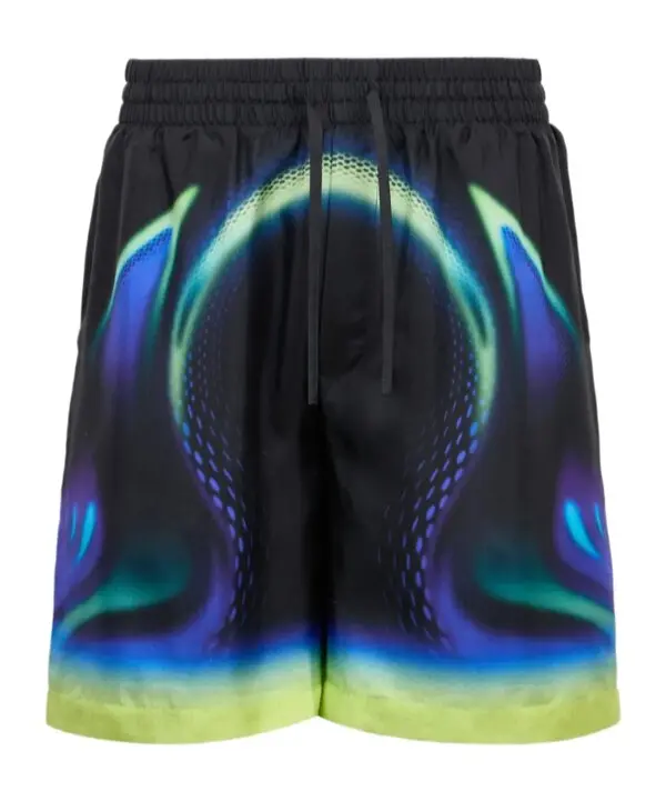 Casablanca Abstract Print Drawstring Shorts - Black