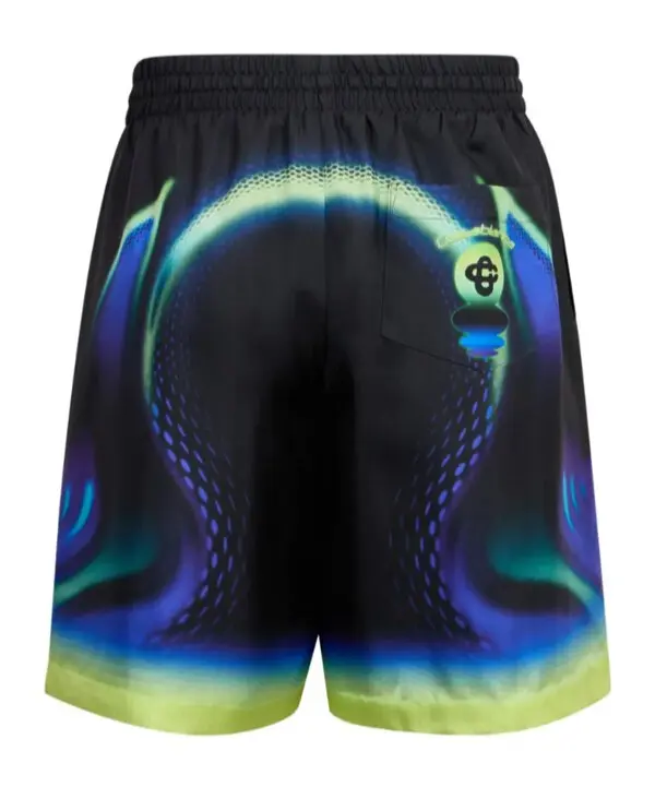 Casablanca Abstract Print Drawstring Shorts