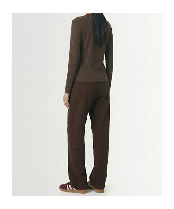 Varley Long Sleeve Base Layer T-shirt - Brown