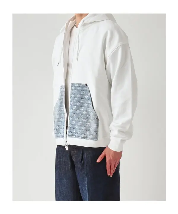 Dsquared2 Relaxed Zip-up Hoodie With Drawstring Hood