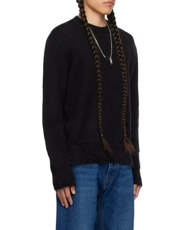 Off-White Arrow Motif Crewneck Jumper - Black