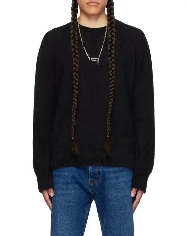 Off-White Arrow Motif Crewneck Jumper - Black