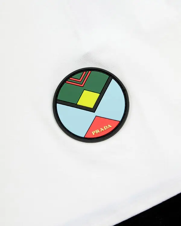 Prada Logo Details T-shirt - White