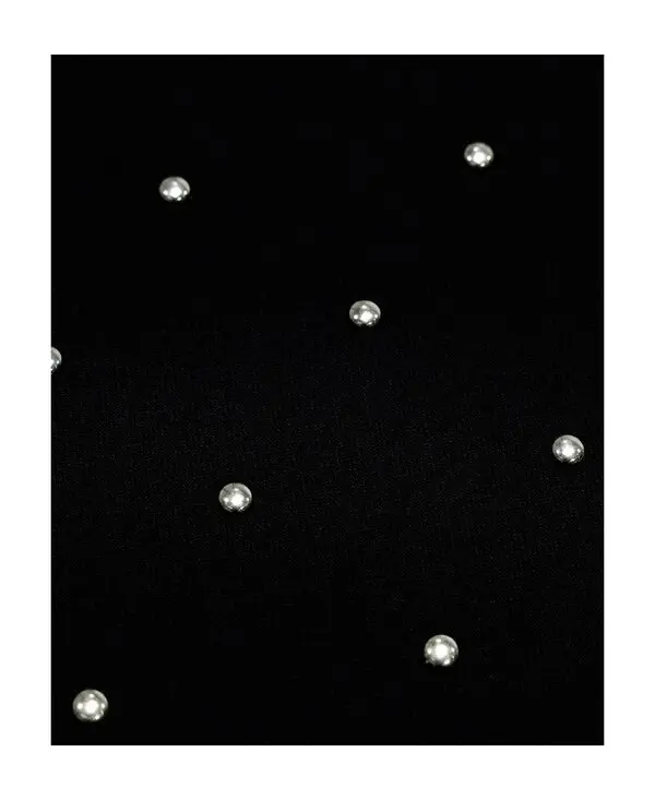 Max Mara Embellished Round Neck Short Sleeve Pullover