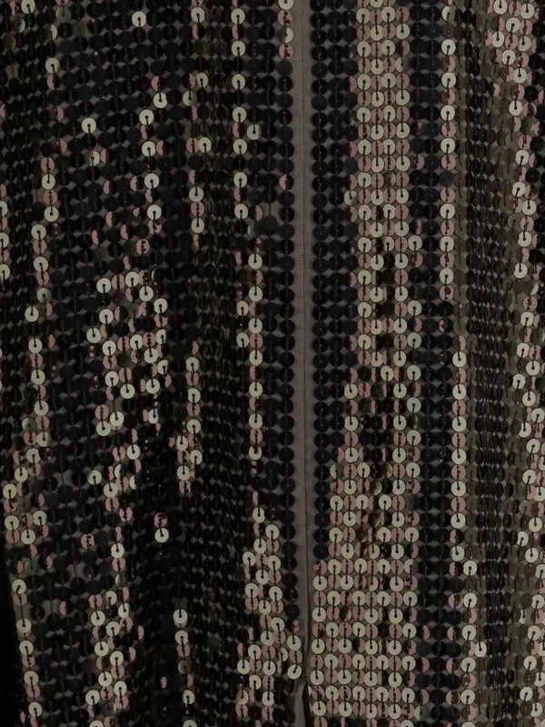 Rick Owens Single-breasted Sequin Embellished Jacket