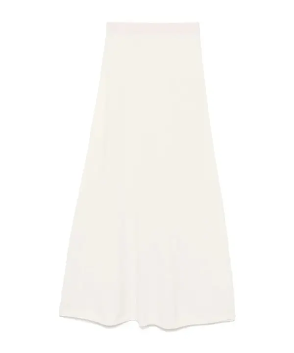 LISA YANG Elastic Waist Skirt - Beige