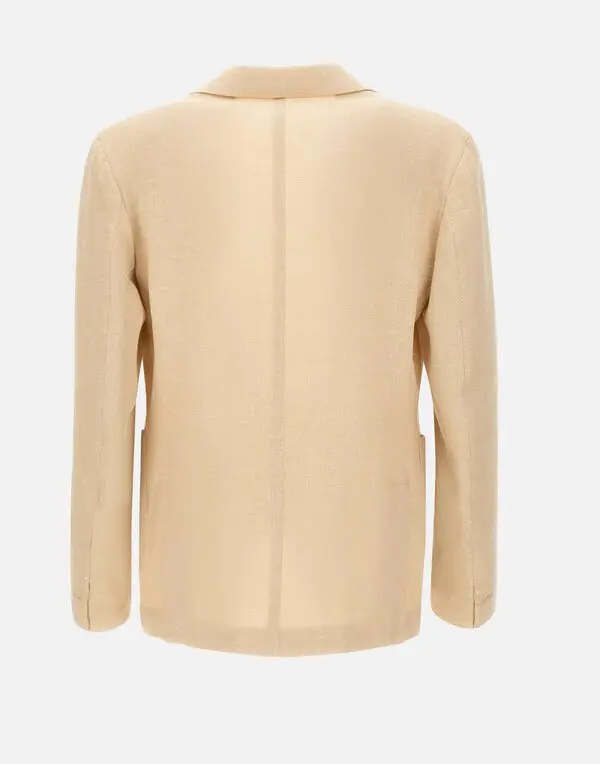 Eleventy Single-breasted Slim Fit Blazer - Nude