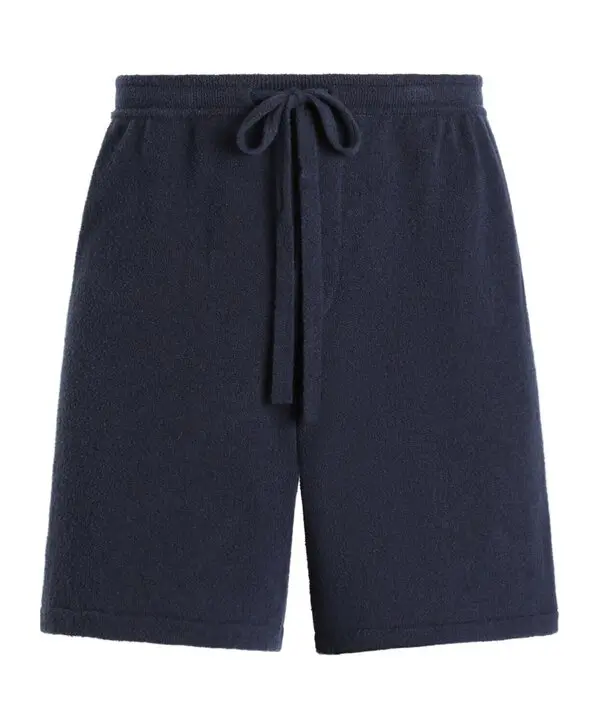 Dolce & Gabbana Knitted Drawstring Shorts - Blue