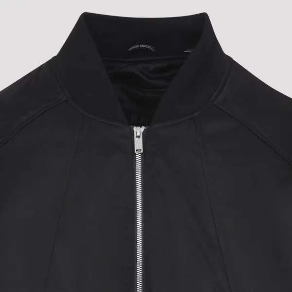 Moose Knuckles Long Sleeve Bomber Jacket With Hood