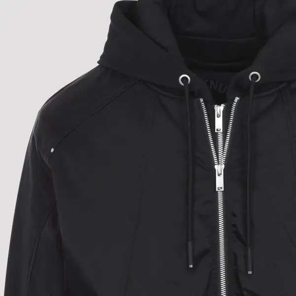 Moose Knuckles Long Sleeve Bomber Jacket With Hood