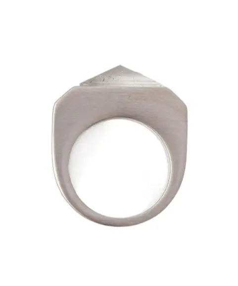 Rick Owens Pyramid Ring - White