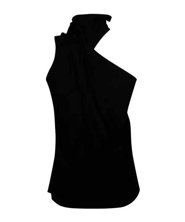 ENTIRE STUDIOS Draped Halter-neck Top